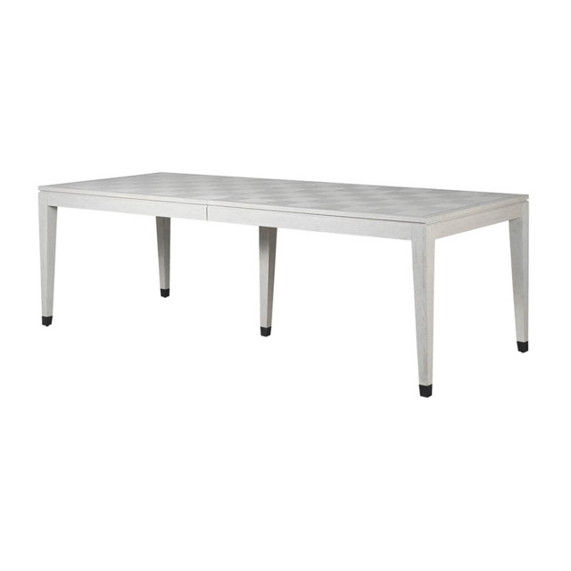 Pascal Dining Table - White (Extendable) by Sweetpea & Willow | ufurnish.com