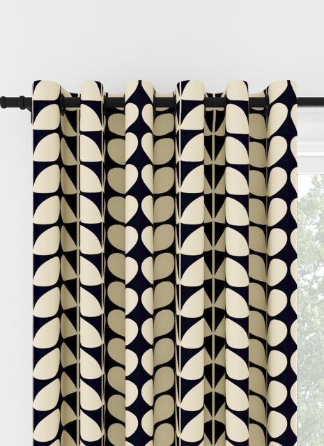 Orla Kiely Solid Stem Whale Eyelet Curtain by Swift Direct Blinds ...