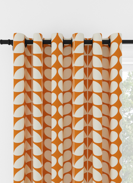 Orla Kiely Solid Stem Tomato Eyelet Curtain by Swift Direct Blinds ...