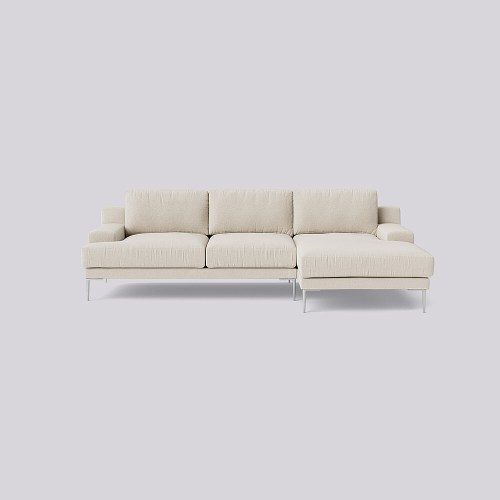Swoon - Almera - Right-Hand Corner Sofa - White by Swoon | ufurnish.com