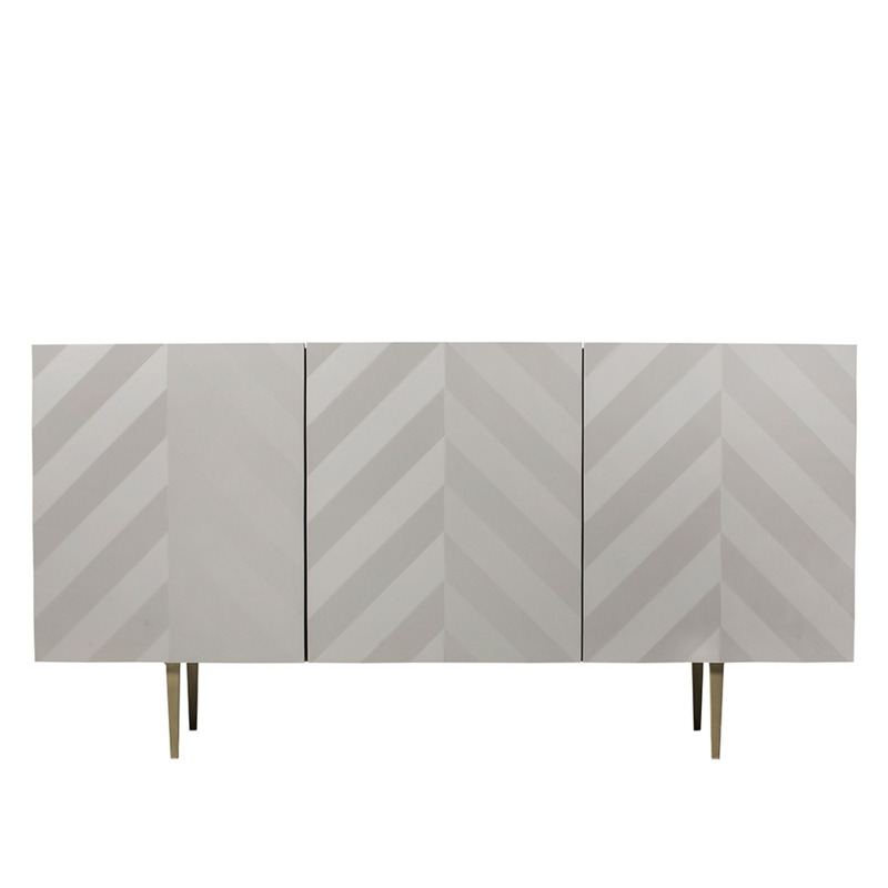 Swoon - Chez - Contemporary Sideboard - Grey - Brass by Swoon ...