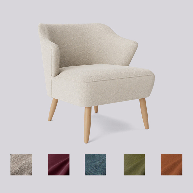 Swoon - Elysse - Armchair - White by Swoon | ufurnish.com
