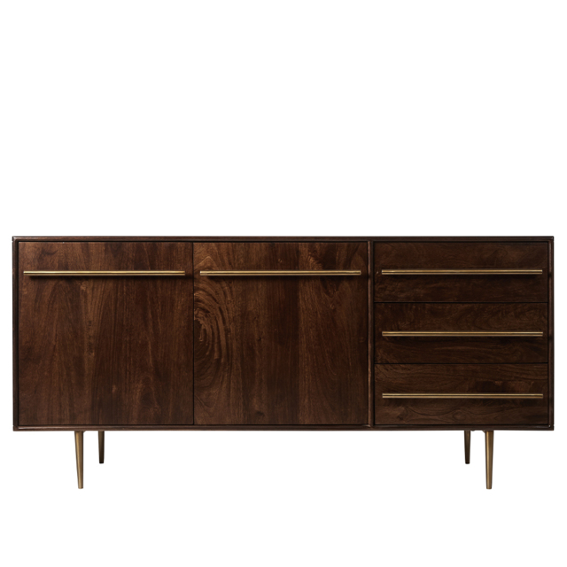 Swoon, Hamilton, Sideboard, Brown, Mango Wood, W: 160cm x D: 48cm x H ...