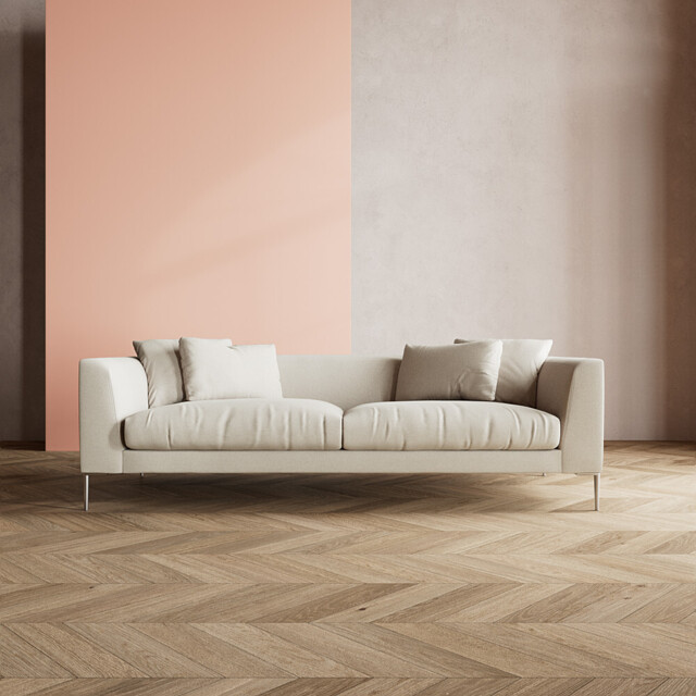 Swoon, Fabric, Alena, Three-seater Sofa, Alkali, Silver, Size ...