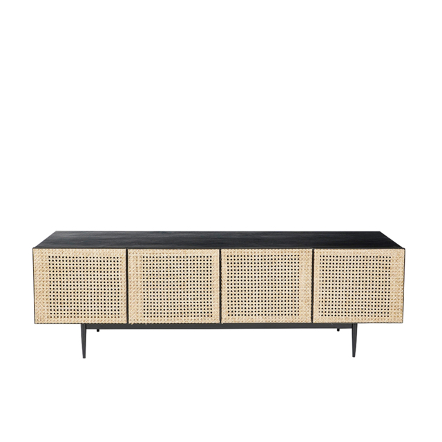 Swoon, Petersham, Contemporary TV Stand, Brown, Mango Wood, W: 145cm x ...