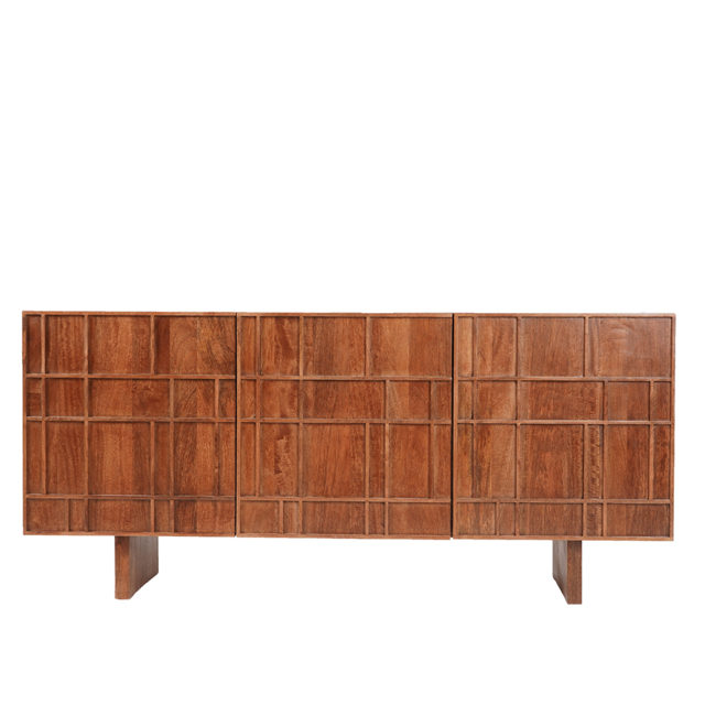 Swoon, Rushden, Scandi Sideboard, Light Brown Mango Wood by Swoon ...