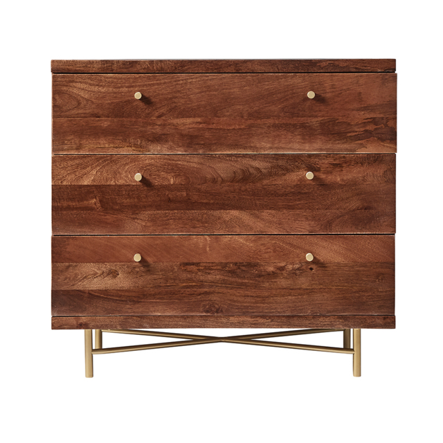 Swoon, Halle, Mid-Century Modern Style, Three-Drawer Chest Of Drawers ...