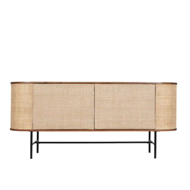 Swoon, Wood/rattan Moro Mid Century Sideboard by Swoon | ufurnish.com