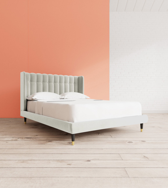 Swoon, Kipling, Bespoke Bed Range, Grey, W: 1cm x H: 1 cm by Swoon ...