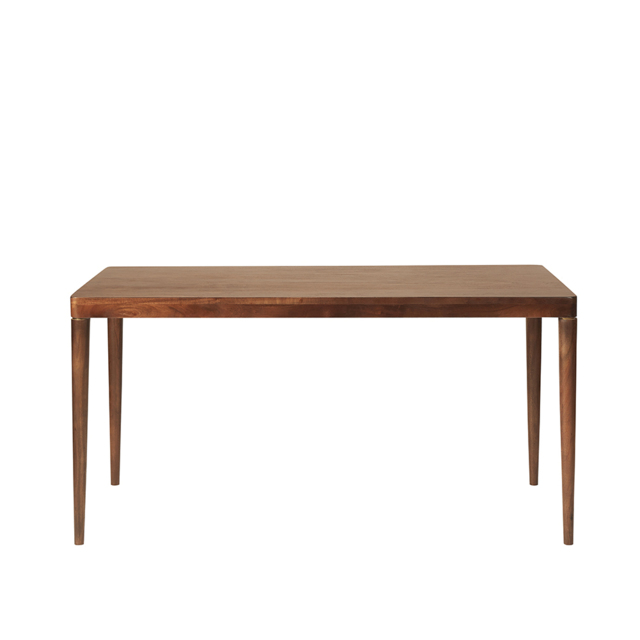 Swoon, Dark Brown/gold Acacia Wood/brass Plain Bjorn Scandi Style Six ...