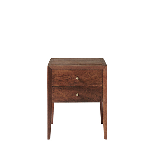 Swoon, Valente, Bedside Table, Deco Style, Brown, Mango Wood, W: 40cm x ...