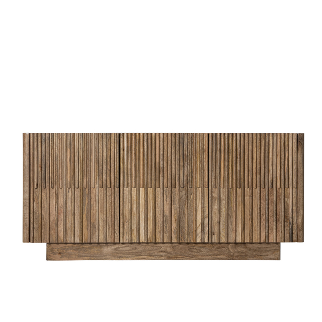 Swoon, Hampstead, Scandi Sideboard, Brown, Mango Wood, W: 153cm x H: 70 cm by Swoon | ufurnish.com