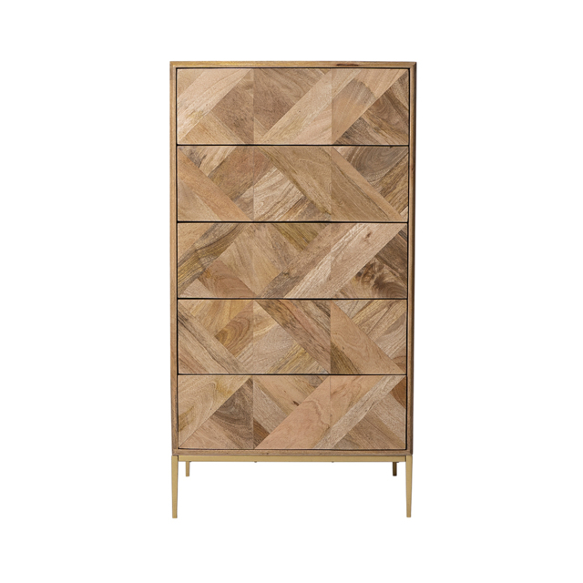 Swoon, Norrebro, Contemporary Five-Drawer Tallboy Chest Of Drawers ...