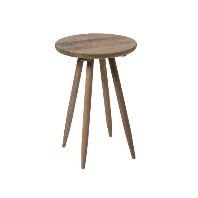 Swoon, Southwark, Scandinavian Side Table, Brown, Mango Wood, W: 37cm x ...