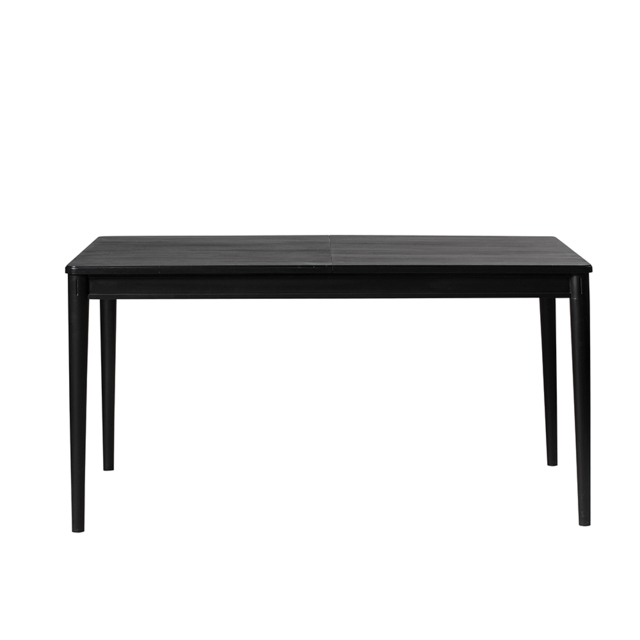 Swoon, Black Wood Reyna Classic Extendable Dining Table, Matt Charcoal ...