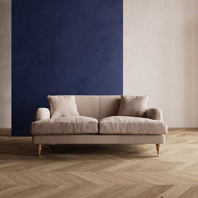 Swoon, Fabric Natural, Boucle, Chorley, Two-seater Sofa, Light Feet by ...