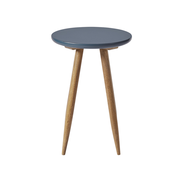 Swoon, Southwark, Contemporary Style Side Table, Blue, Mango Wood, W ...