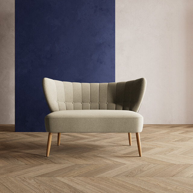 Swoon, Fabric, Fitz, Two-seater Sofa, Porcelain, Smart Wool, Light Feet ...
