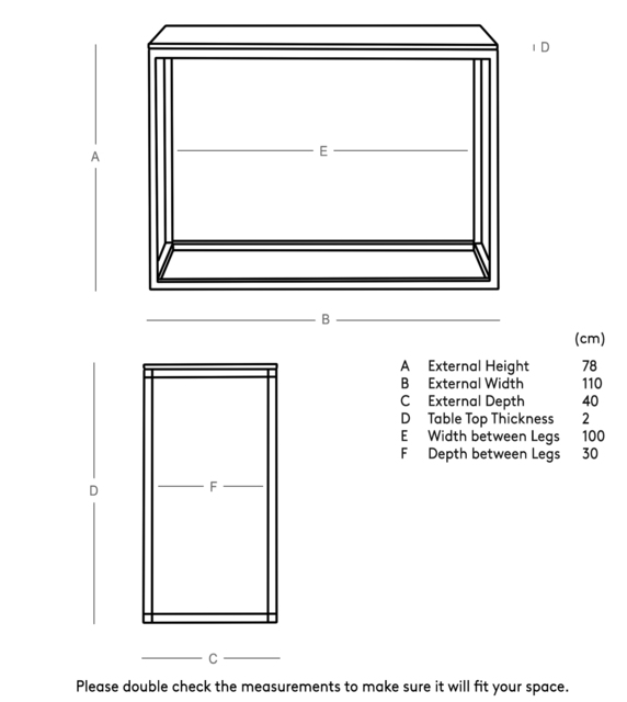 Swoon, Cassius, Contemporary Console Table, Black White, Marble, W ...