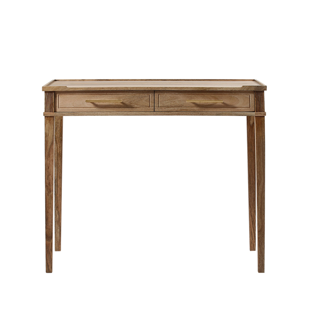 Swoon, Claudine, Desk, Brown, Mango Wood, W: 92cm x D: 51cm x H: 78 cm ...