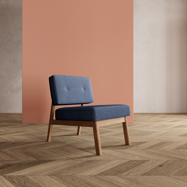 Swoon, Aron, Armchair, Dark Blue, House Weave, W: 59cm x D: 80cm x H ...