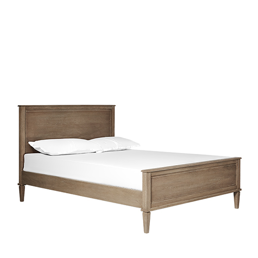 Swoon, Claudine, King Sized Bed Frame, Brown, Mango Wood, W: 162cm x D ...