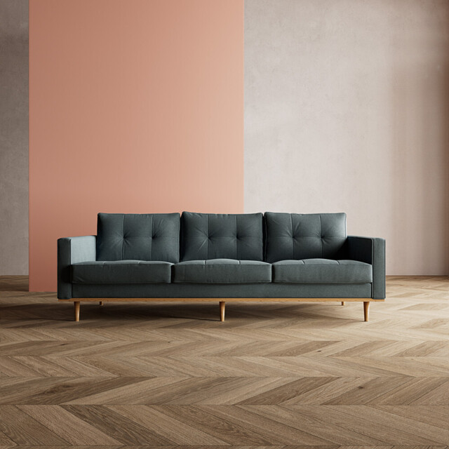 Swoon, Fabric, Berlin, Four-seater Sofa, Nordic, Smart Wool, Light Feet ...