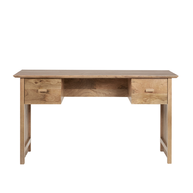 Swoon, Wood, Emiko Scandi Desk, Natural Oak-stained Mango by Swoon ...