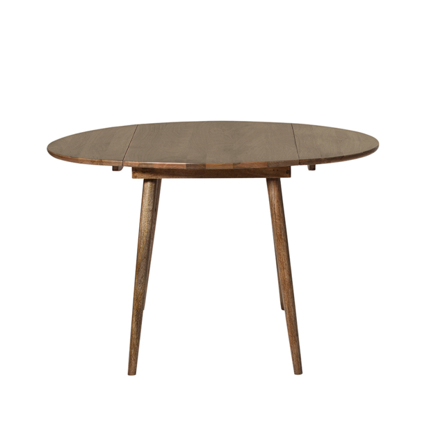 Swoon, Southwark, Contemporary Drop Leaf Dining Table, Brown, Mango ...