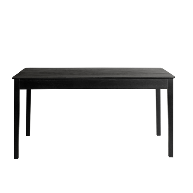 Swoon, Black Wood Duval Classic Six-seater Dining Table, Mango by Swoon ...