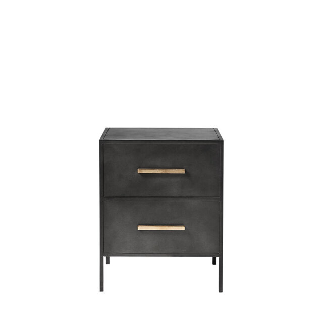 Stepney, Industrial Bedside Table, Black, Almost Perfect, Swoon, Sale ...