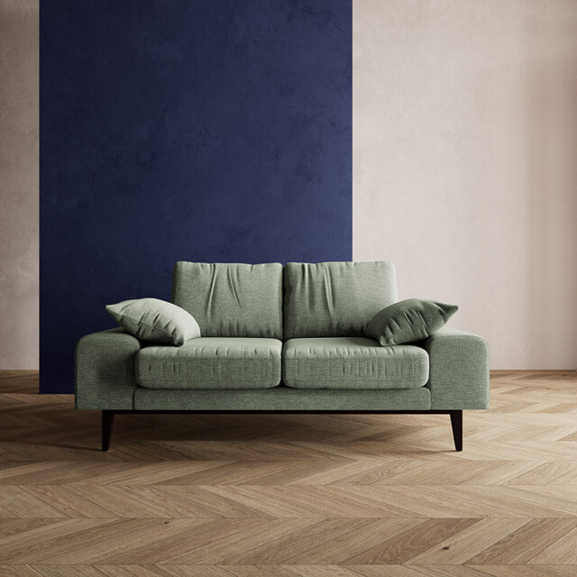 Swoon, Fabric, Tulum, Two-seater Sofa, Juniper, House Weave, Dark Feet ...