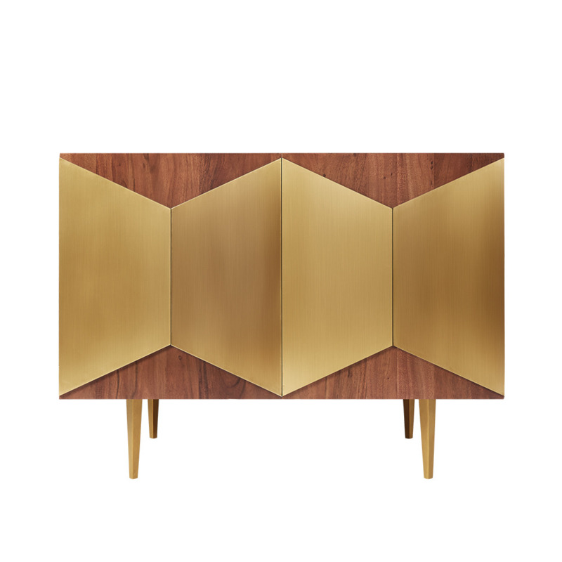 Swoon - Grace - Deco Style Sideboard - Patterned - Acacia Wood by Swoon ...