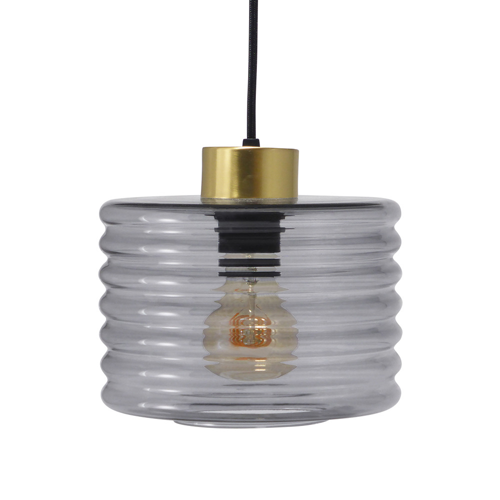 Swoon - Piro - Pendant - Deco Style - Grey - Glass by Swoon | ufurnish.com