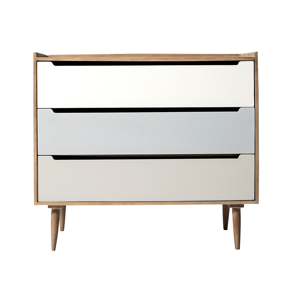 Swoon - Southwark - Three-Drawer Chest Of Drawers - Scandinavian Style ...