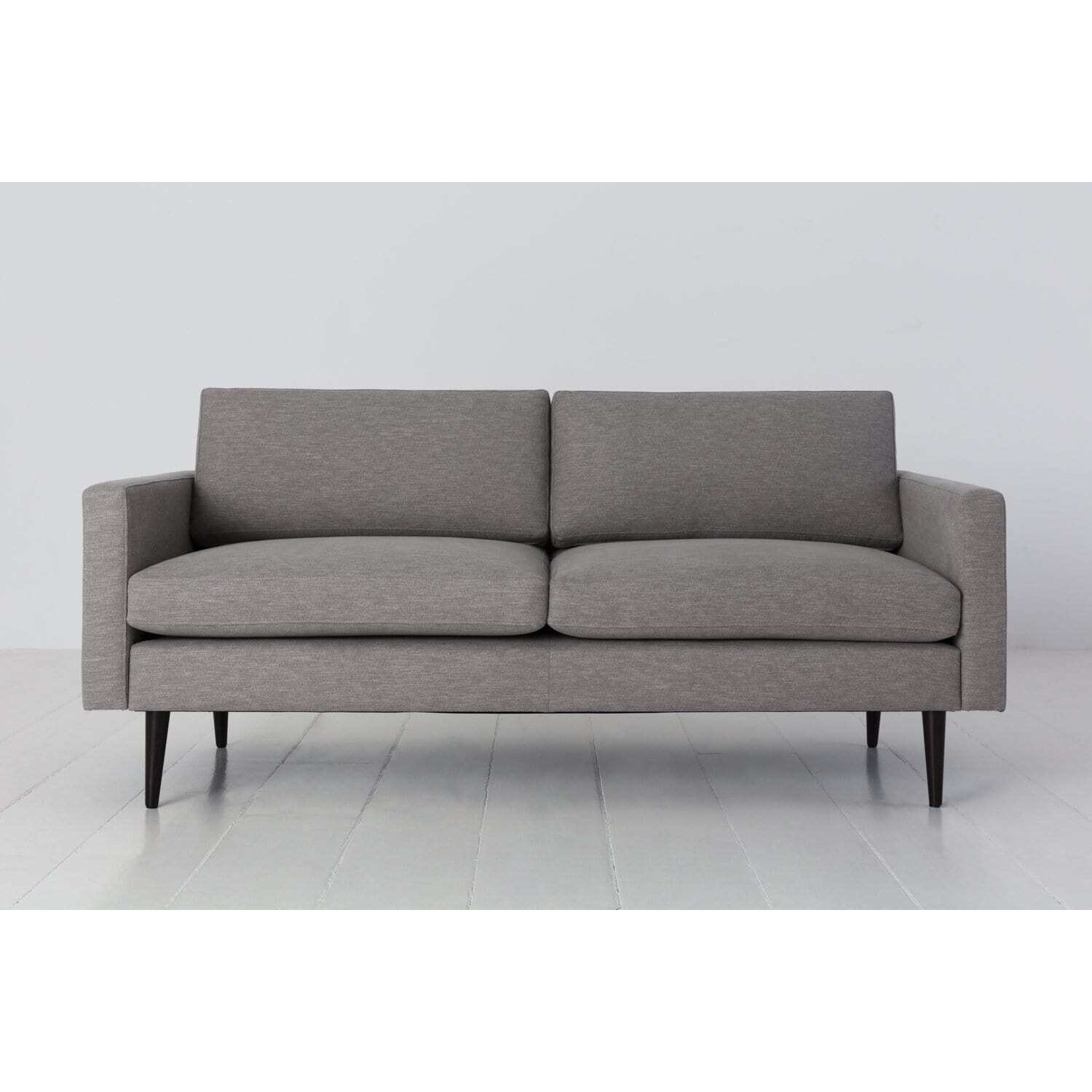 Linen 2 Seater Sofa from Swyft - Shadow - Model 01 - Next Day Delivery ...