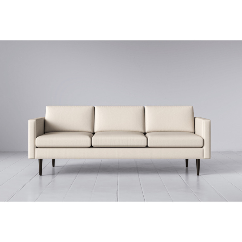 Linen 3 Seater Sofa from Swyft - Silk - Model 01 - Quick Delivery by ...