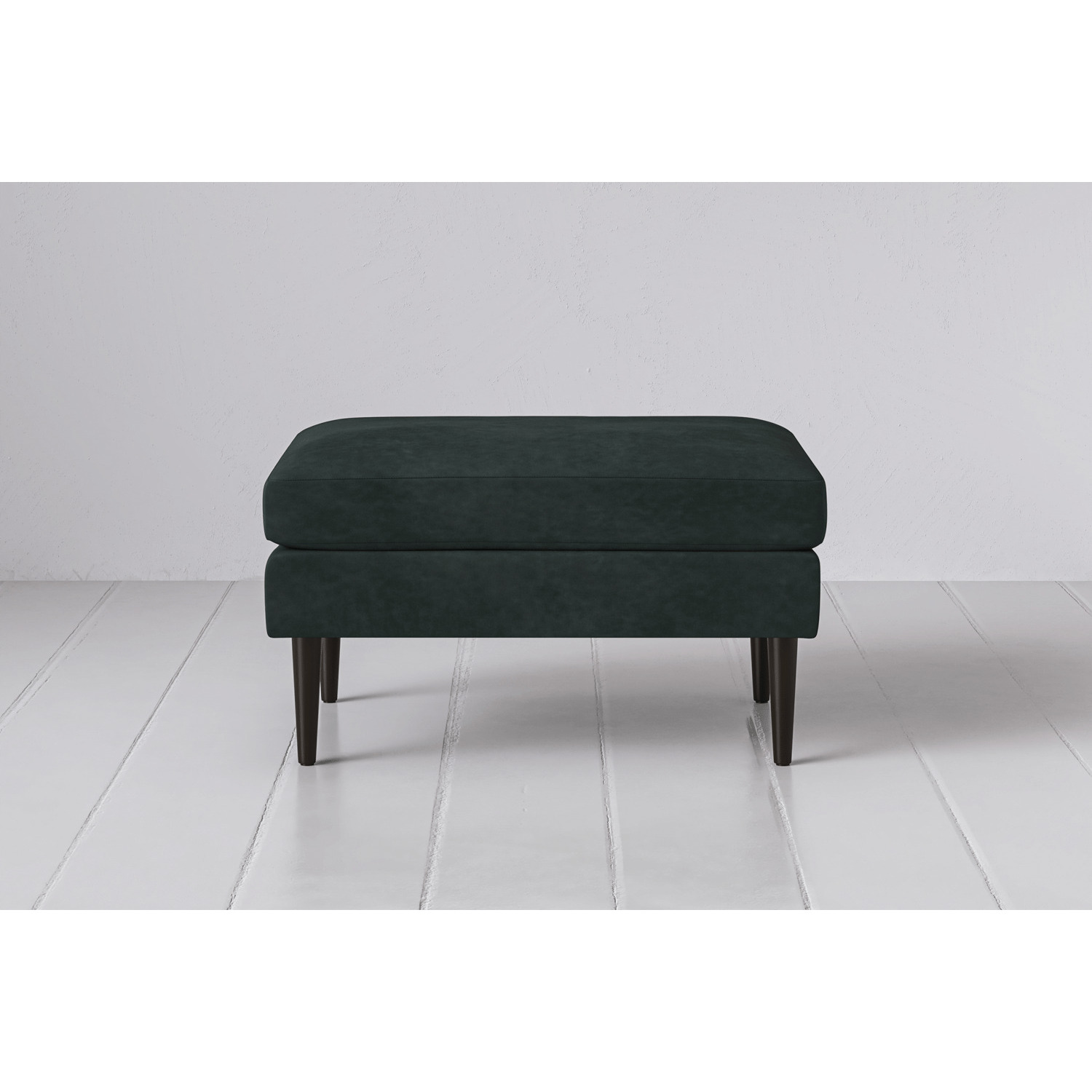 Faux Suede Ottoman from Swyft - Sapphire - Model 01 - Quick Delivery by ...