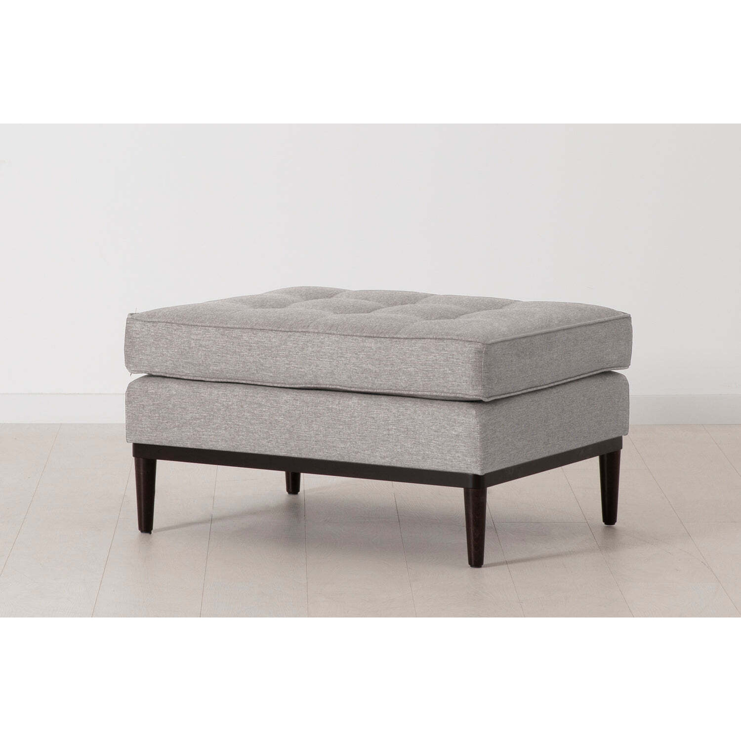 Model 02 Ottoman from Swyft - Model 02 - Ottoman - Linen Natural ...