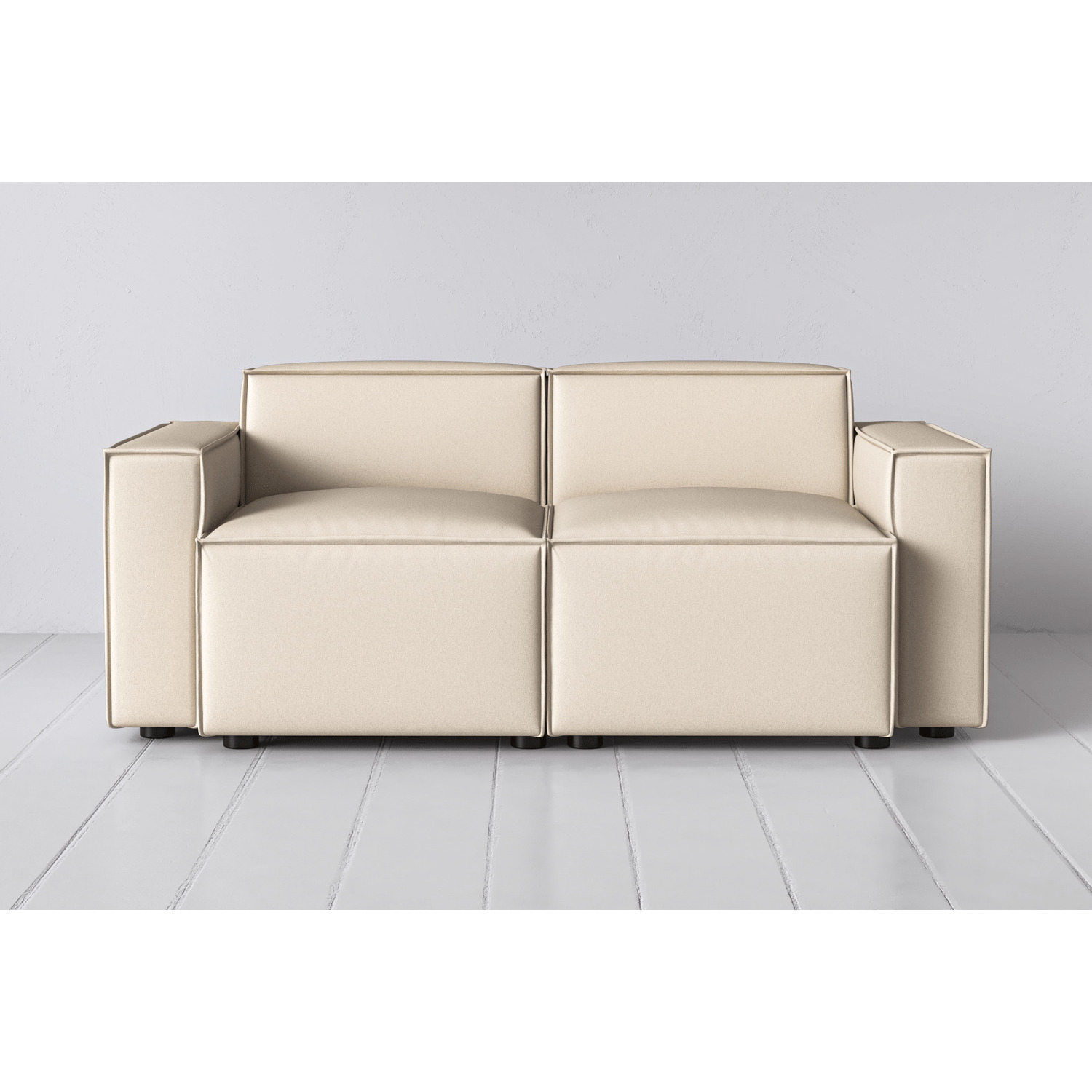 Linen 2 Seater Modular Sofa from Swyft - Silk - Model 03 - Quick ...