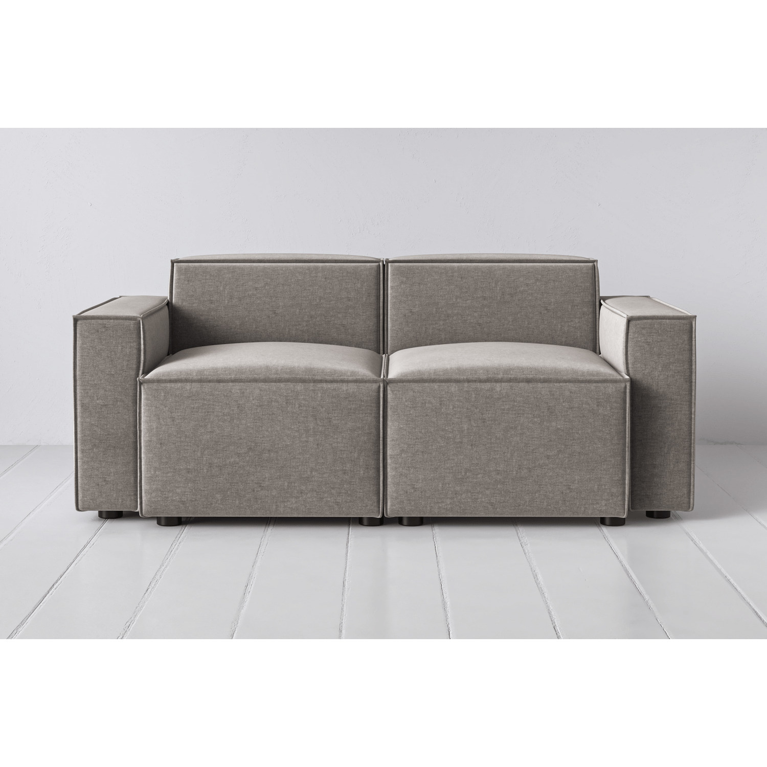 Chenille 2 Seater Modular Sofa from Swyft - Cloud - Model 03 - Quick Delivery by Swyft ...