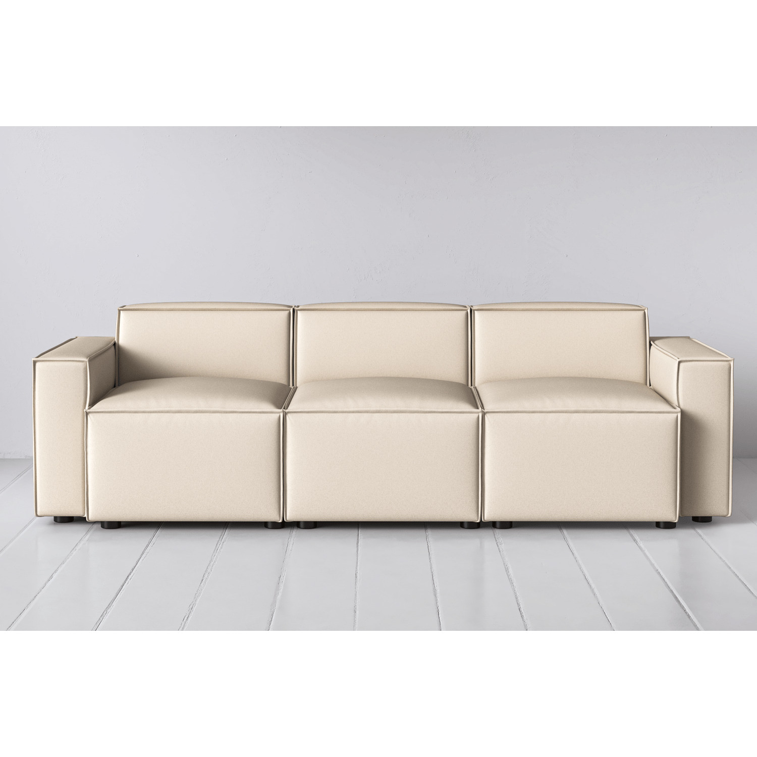 Linen 3 Seater Modular Sofa from Swyft - Silk - Model 03 - Quick ...