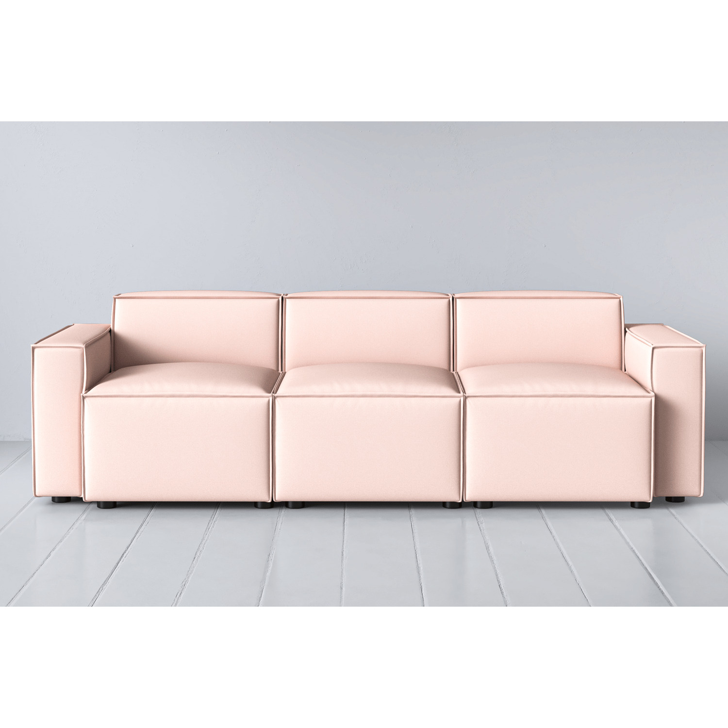 Cotton 3 Seater Modular Sofa from Swyft - Rose - Model 03 - Quick ...
