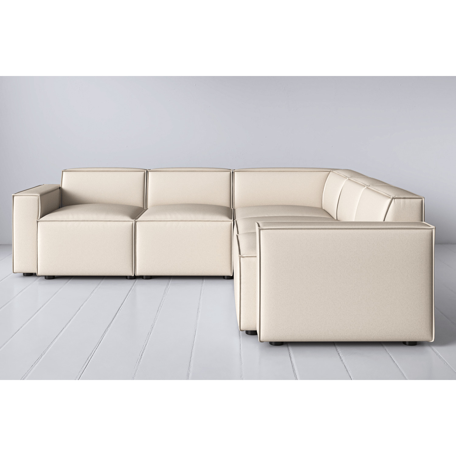 Linen Corner Sofa from Swyft - Silk - Model 03 - Quick Delivery by ...