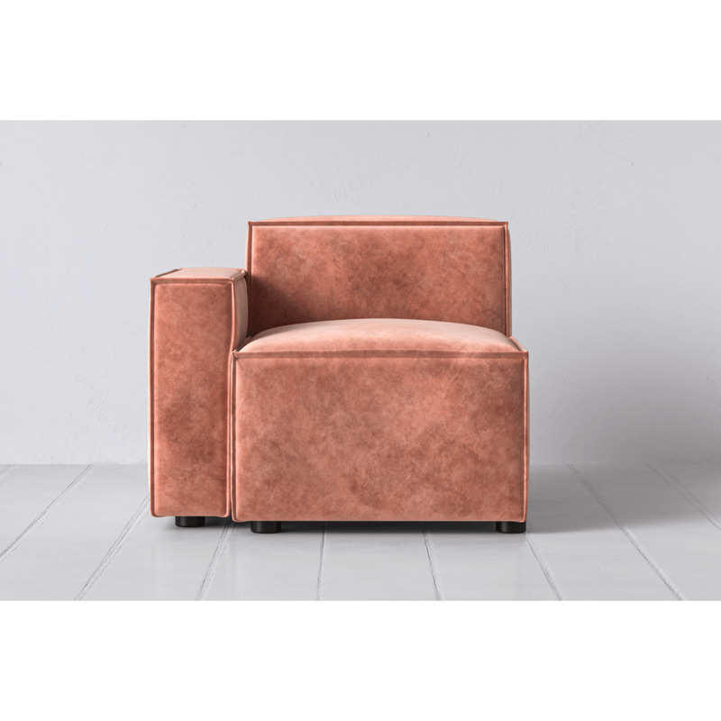 Model 03 Left Arm Sofa Module from Swyft - Terracotta - Quick Delivery by Swyft | ufurnish.com