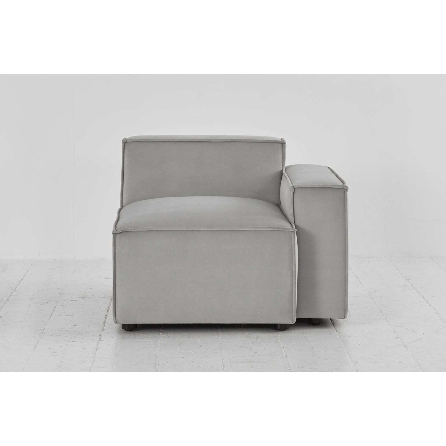 Velvet Sofa from Swyft - Bone - Model 03 - 24hr Delivery by Swyft ...