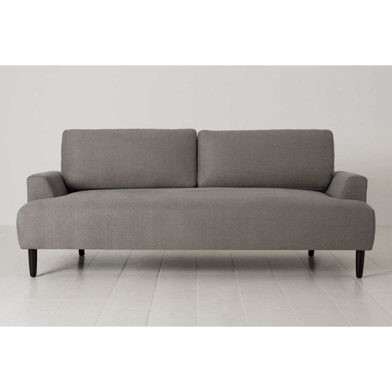 Linen 3 Seater Sofa from Swyft - Shadow - Model 05 - Next Day Delivery ...