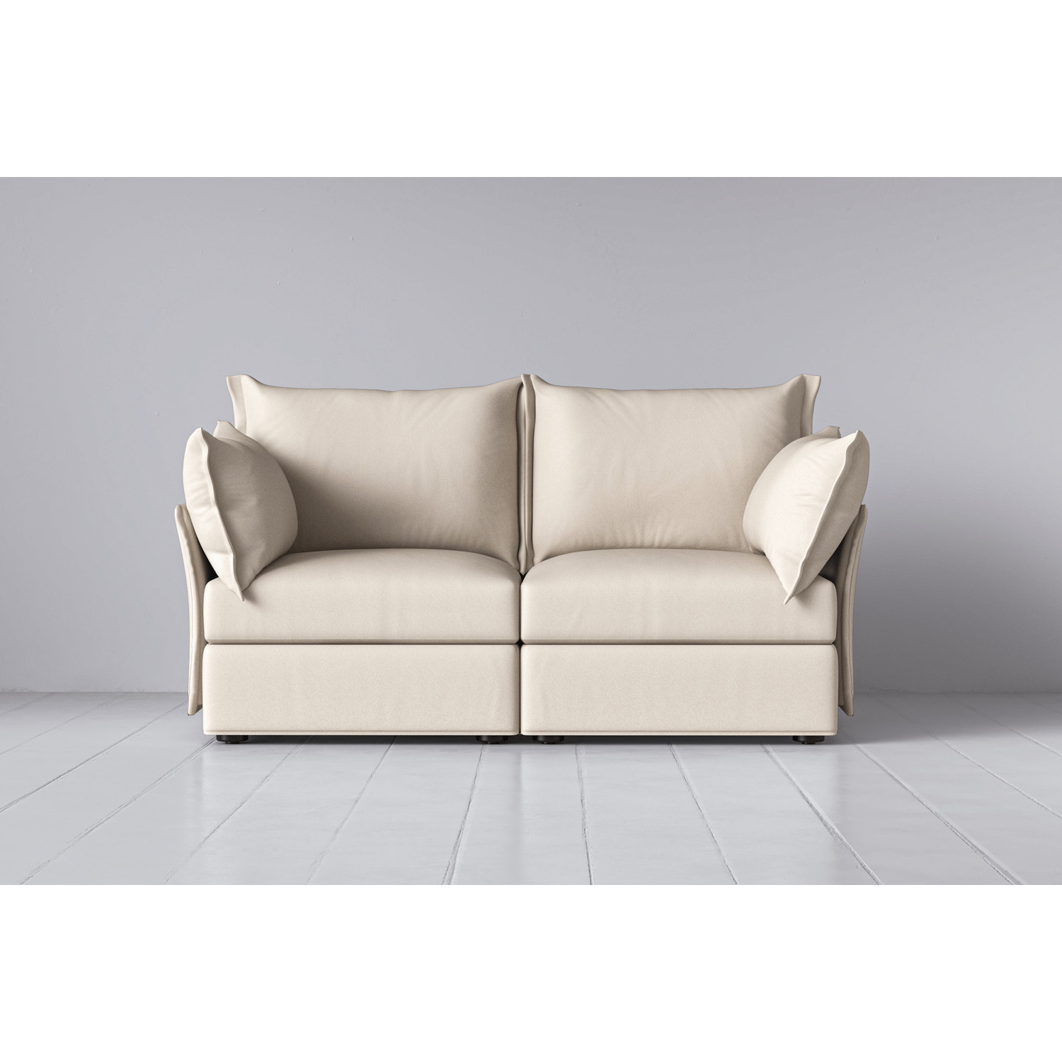 Linen 2 Seater Sofa from Swyft - Silk - Model 06 - Quick Delivery by ...