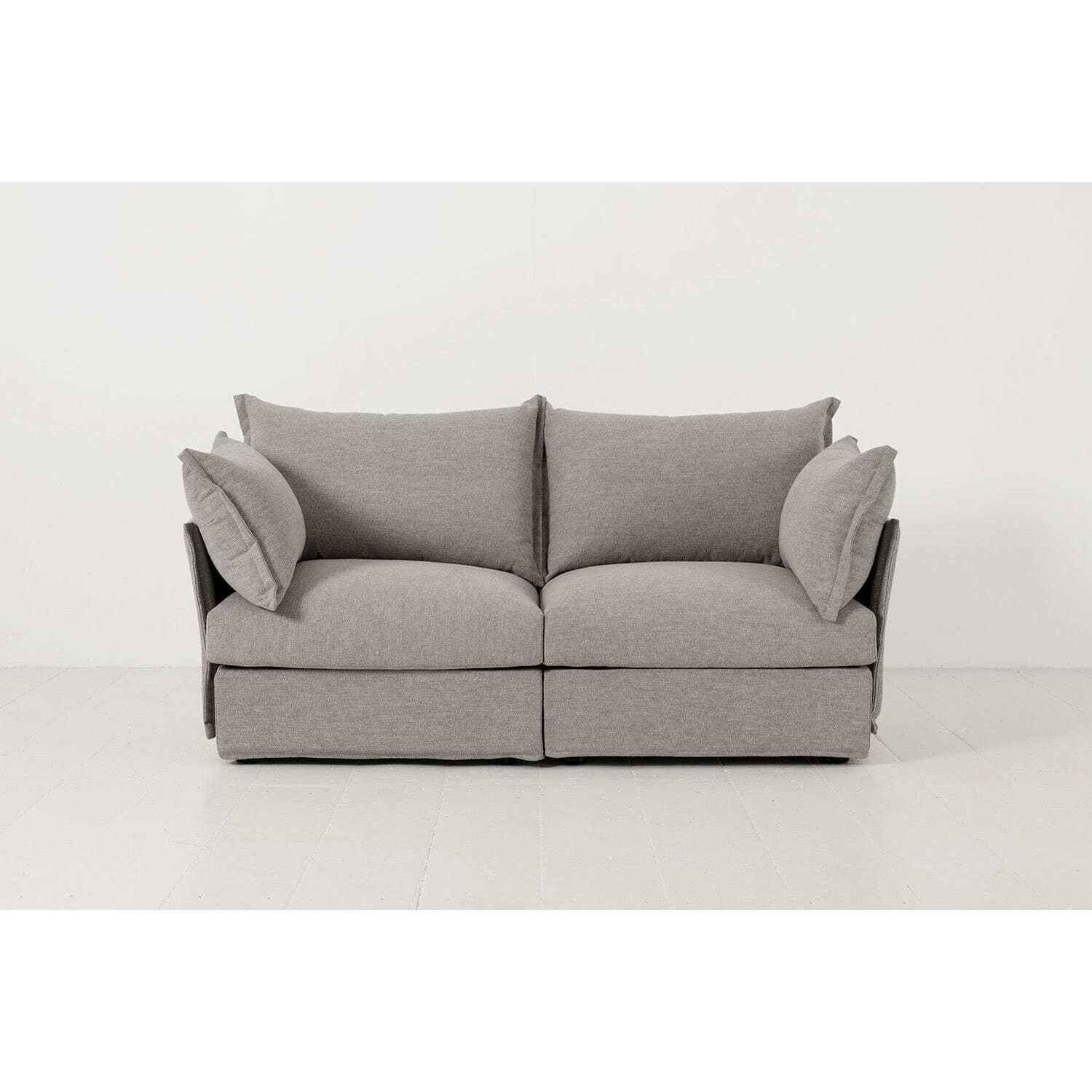 Linen 2 Seater Modular Sofa - Shadow - Model 06 - Quick Delivery by ...