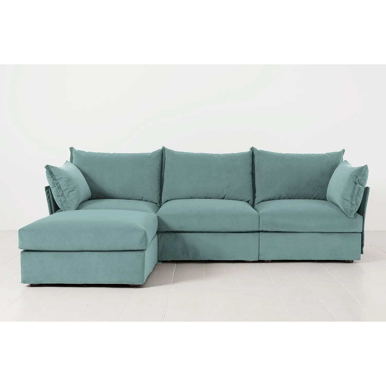Model 06 3 Seater Left Corner Sofa From Swyft - Airforce - Quick ...